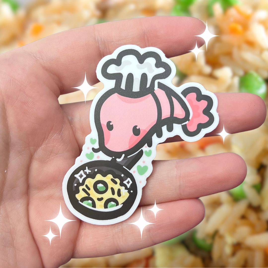 Shrimp Fried Rice ~ Sticker – Woolblossom