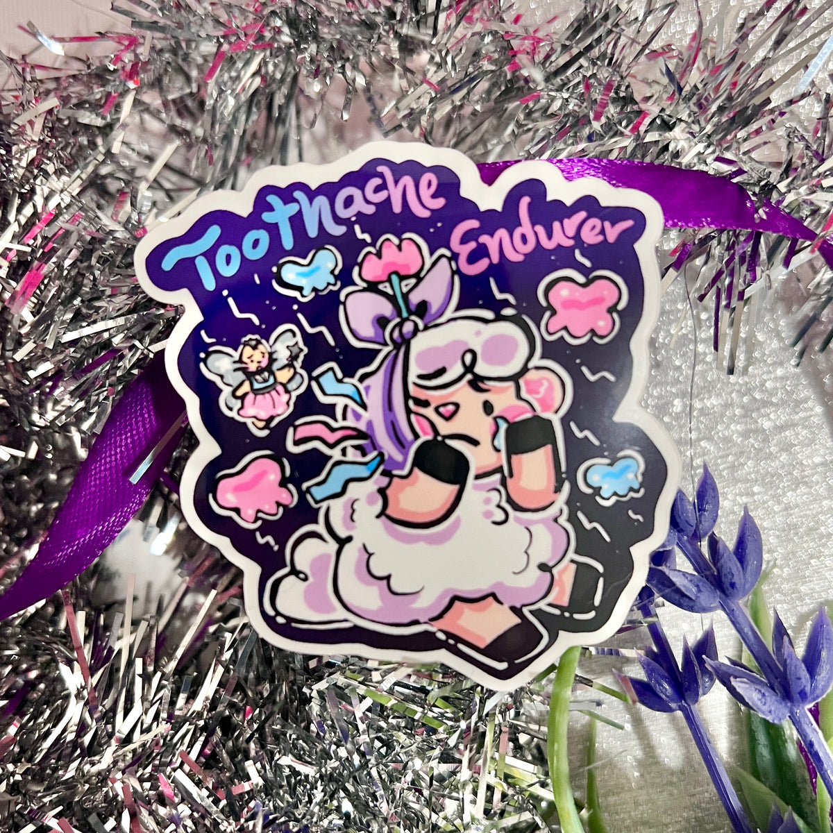 "Toothache Endurer" Sprout ~ Sticker – Woolblossom