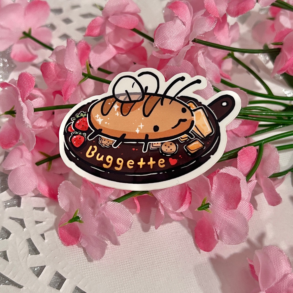 Buggette (Bug Baguette) ~ Sticker – Woolblossom