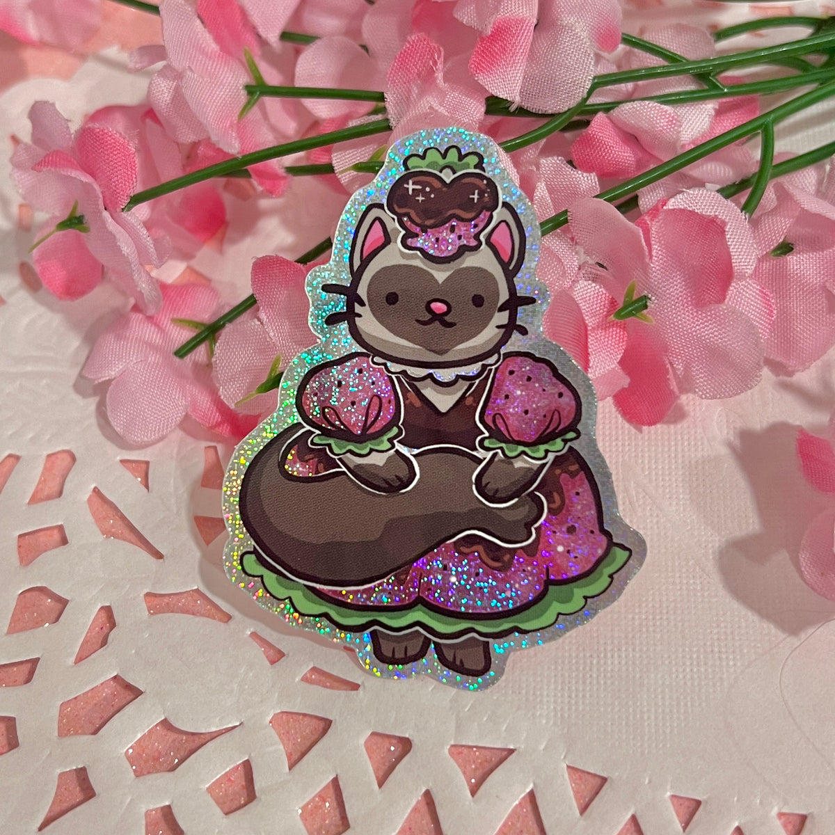 (Standing) Princess Bon-Bon! ~ Pixie Dust Glitter Sticker – Woolblossom