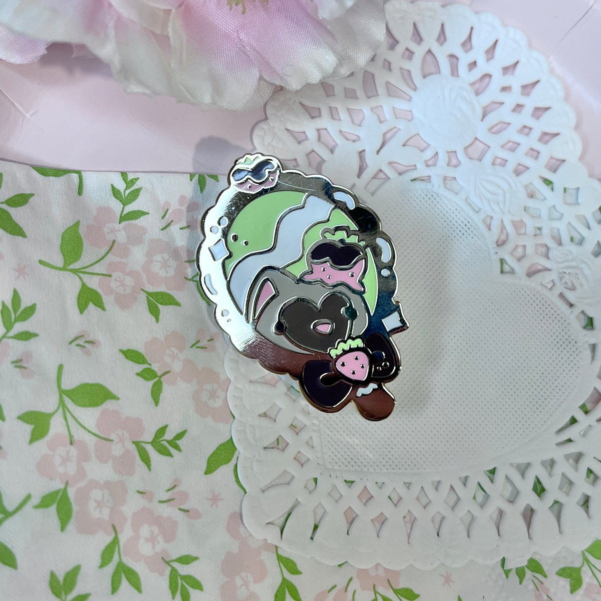 Royal Mirror Princess Bon-Bon ~ Enamel Pin – Woolblossom