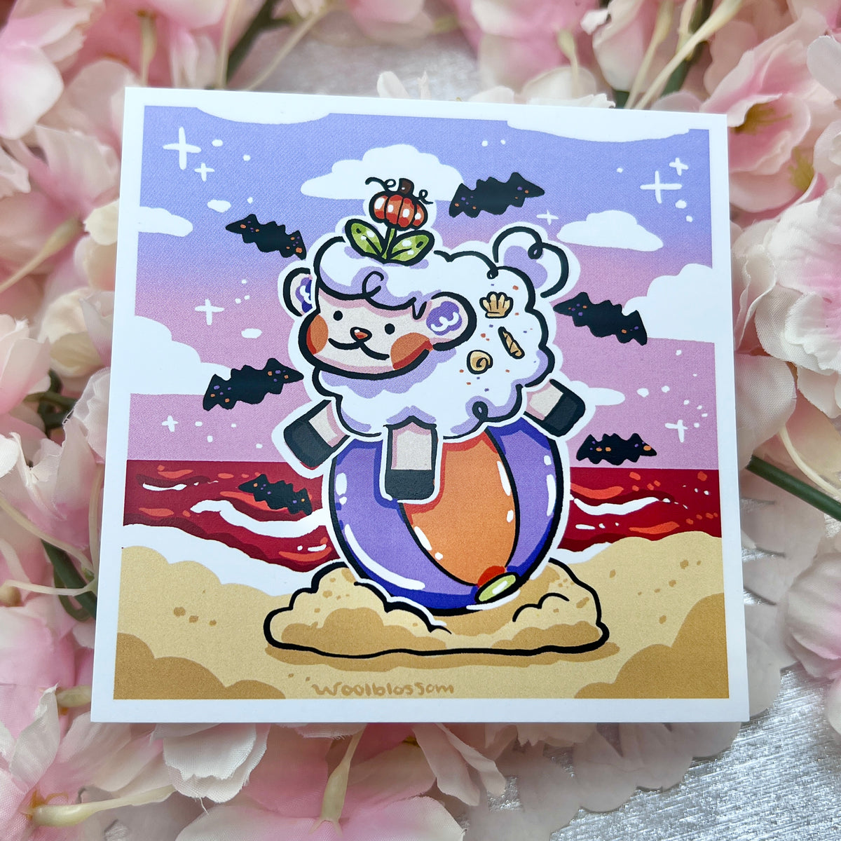Summerween Beach Sprout ~ Print – Woolblossom