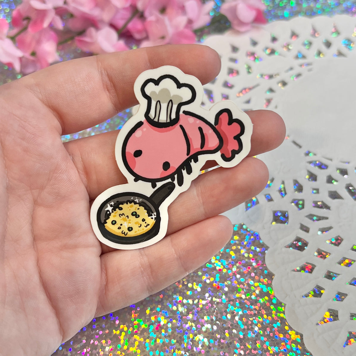 Shrimp Fried Rice ~ Sticker – Woolblossom